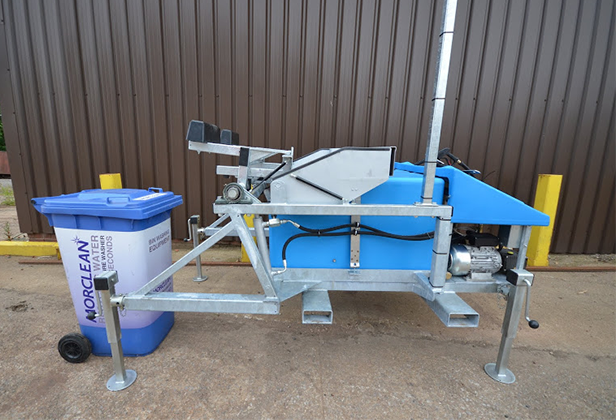 Static bin wash | Floor mounted wheelie bin washers
