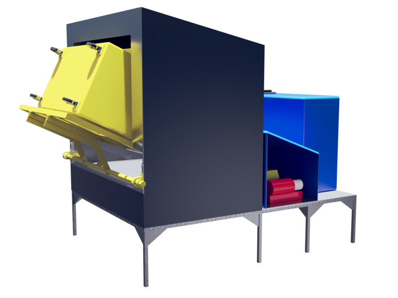 Automatic Bin Wash Machine | Cleans any size of EU wheelie bin quick!