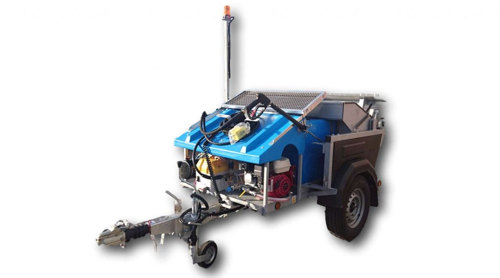 Solar powered wheelie bin wash machine from Morclean